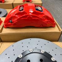 China For Audi RS7 OEM 4G0615403D Custom for Akebono10N with EPB Ceramic Brake Discs Big Brake Caliper Kit for sale
