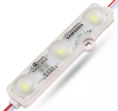 China 12V 1.5W Injection LED Module SMD5730 SMD2835 150LM IP67 for Channel Letter for sale