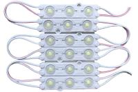 China 1.5W LED Light Module with 3 LED Injection Lens - DC 12V, IP65 Waterproof, 65×18mm Size for Signage for sale
