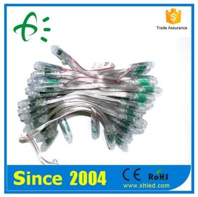 China Professional CE 0.3W 12mm Straw Hat Pixel LED Light Curtain Waterproof IP67 5V 50pcs for sale