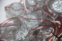 China DC24V 30mm LED Pixel Light IP67 White 0.6W CE RoHS 30000H Lifespan for sale