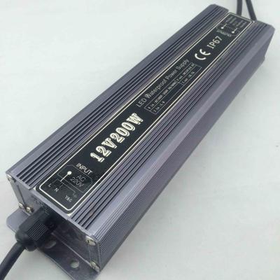 China Miracle Bean LPV200W LED Power Supply 200W 12V 24V 36V 48V Waterproof Driver 200-240VAC for sale