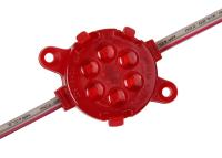 China IP67 30mm DC24V Red LED Pixel Point Light SMD2835 Taiwan Epistar 0.5W for sale