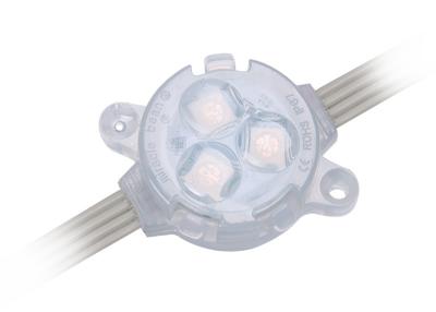 China 30mm 12V IP67 Waterproof LED Point Light 120 Degree Beam Angle PC Material DMX512 for sale