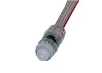 China 12mm RGB LED Pixel String Light 0.3W DC5V PVC Shell PU Inside 100lm/W for sale
