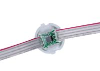 China Miracle Bean DC5V 0.3W RGB Pixel LED XH6897 IC 20mm Programmable Sign Lighting for sale