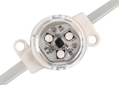 China 5050 IP67 Waterproof DC12V 3 LED Point Light 30mm RGB Pixel for sale