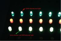 China SMD 5050 12mm Square Addressable RGB Pixel LED Light - 5V/12V DC, 0.3W, IP67 Waterproof for Christmas Holiday Lighting for sale