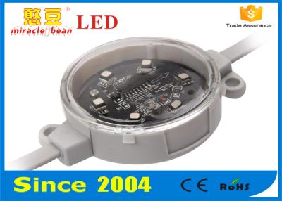 China Transparent Waterproof RGB LED Pixel 50mm 6pcs SMD 5050 DC24V IP67 for sale