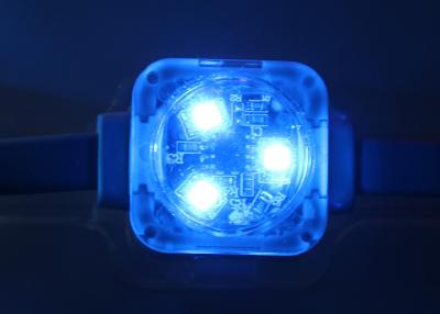 China RGB Full Color SMD5050 DC12V 3 LED Point Light DMX512 25mm Pixel LED for sale