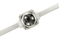 China RGB Full Color SMD5050 DC12V 3 LED Point Light DMX512 25mm Pixel LED for sale