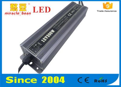China 200W IP67 Waterproof LED Power Supply 12V/24V Constant Voltage with CE ROHS Certification for sale