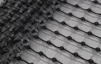 China Transparent Flexible LED Mesh Curtain Screen P100 P150 Outdoor Building IP67 DC12V for sale