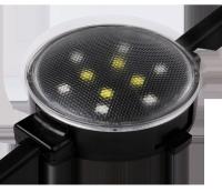 China Customized IP67 LED Point Light 2W 24V 50mm RGBW Outdoor for sale