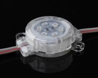 China Outdoor Single Color 30mm LED Point Light IP67 Waterproof 0.6W 12V PC Body for sale