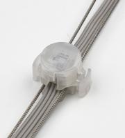 China SMD5050 RGB LED Point Light 0.3W DC12V IP67 Outdoor 20mm 120 Degree Beam Angle for sale