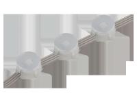 China SMD5050 RGB LED Point Light 0.3W DC12V IP67 Outdoor 20mm 120 Degree Beam Angle for sale