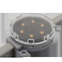 China SMD3535 RGBW LED Point Light 2W 24V IP67 Outdoor 50mm Pixel Light for sale