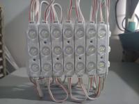 China IP65 Waterproof SMD2825 3 LED Module 12V 1W Single Color Outdoor Light for sale