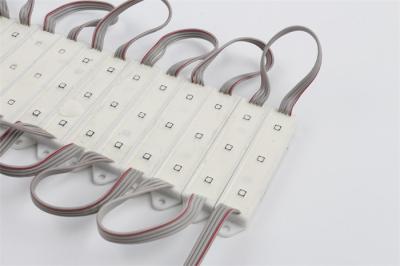 China Full Color RGB 3535 SMD LED Injection Module 78x18mm IP67 DC12V 0.75W Waterproof for sale