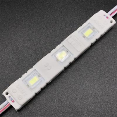 China SMD5630 LED Injection Module Single Color IP67 DC12V 0.72W 90-100LM Outdoor Waterproof for sale