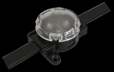 China DMX512 IP67 RGB LED Point Light DC24V 0.75W 30mm SMD3535 Waterproof Smart Pixel for sale
