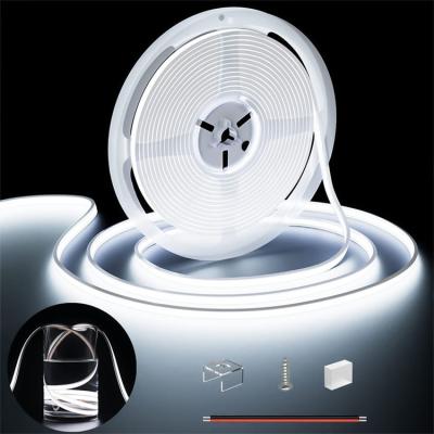China DC12V 8mm LED Strip Light 10W IP20 Flexible COB Tape for Decoration for sale