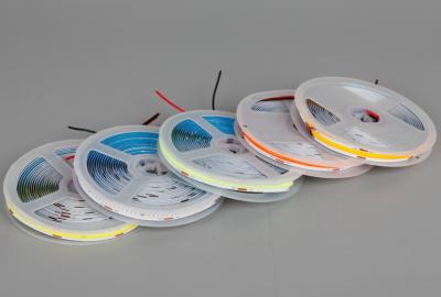China DC24V 14W Super Bright COB LED Strip Light 10mm Single Color 5m Roll for sale