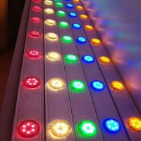 China Permanent Christmas LED Pixel Point Light 40mm 50mm DC24V 2W RGBW Aluminum Profile for sale