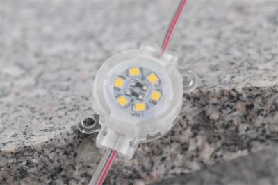 China DC12V 0.6W LED Pixel Point Light IP67 SMD2835 30mm 6500K PC Anti-UV for sale
