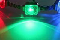 China RGB Miracle Bean LED Pixel Point Light 25mm 0.75W SMD3535 IC 8516 IP67 Waterproof for sale
