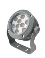 China Miracle Bean 9W LED Floodlight IP65 Round Outdoor Commercial Spotlight AC90-265V for sale