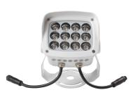 China 12W IP65 Waterproof Outdoor LED Flood Light White Jade Square Die Cast Aluminum AC90-265V for sale