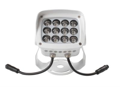 China 12W IP65 Waterproof Outdoor LED Flood Light White Jade Square Die Cast Aluminum AC90-265V for sale
