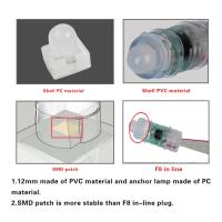 China DC12V 12mm LED Pixel Point Light 0.3W IP67 DMX512 RGB 5050 Outdoor Waterproof for sale