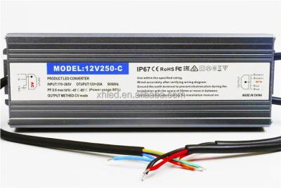 China Waterproof LED Switching Power Supply 12V 33A 400W Overload Protection for sale