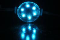 China 50mm DC24V 2W RGBW LED Pixel Dot Light SMD3535 6 Lamps IP67 Programmable for sale