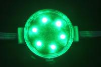 China 50mm DC24V 2W RGBW LED Pixel Dot Light SMD3535 6 Lamps IP67 Programmable for sale