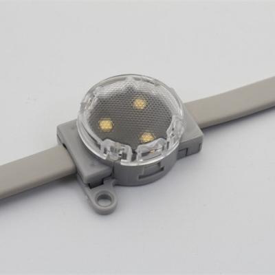 China DMX512 30mm LED Point Light SMD3535 IP67 RGBW 1W DC12V Outdoor Decoration for sale