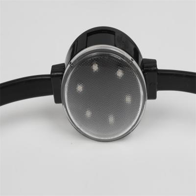 China DC24V 2W RGBW SMD3535 LED Point Light IP67 Outdoor Waterproof DMX512 50mm for sale