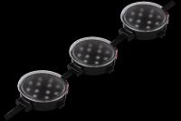 China IP67 RGBW 2.5W SMD3535 DMX512 DC24V 50mm LED Point Light Miracle Bean for sale