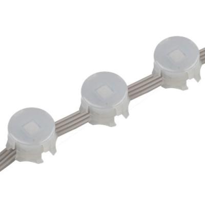 China Miracle Bean IP67 Waterproof 0.3W DMX512 SMD5050 DC5V 20mm RGB LED Point Light for sale
