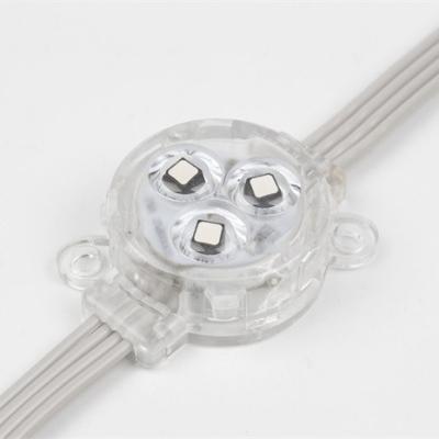 China DC5V 30mm RGB LED Point Light IP67 Waterproof 0.75W DMX512 SMD3535 for sale