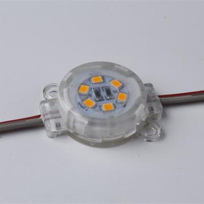 China IP67 0.6W SMD2835 DMX512 DC12V 30mm Single Color LED Point Light Outdoor for sale