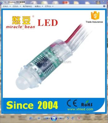 China DC5V 12mm Waterproof LED Pixel Light WS2811 0.3W RGB Pixel Module IP67 50pcs for sale