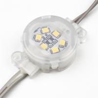 China 0.5W SMD2835 DC12V 30mm Single Color LED Point Light IP67 Outdoor Waterproof for sale