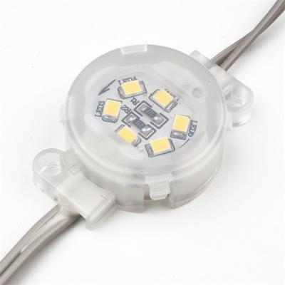 China 0.5W SMD2835 DC12V 30mm Single Color LED Point Light IP67 Outdoor Waterproof for sale