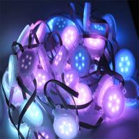 China Outdoor Waterproof IP67 LED Point Light 1.5W SMD5050 DC24V 50mm RGB DMX512 for sale
