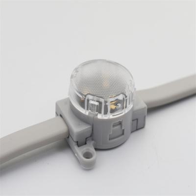 China Waterproof IP67 0.75W SMD3535 DC12V 30mm LED Point Light Full Color RGB for sale