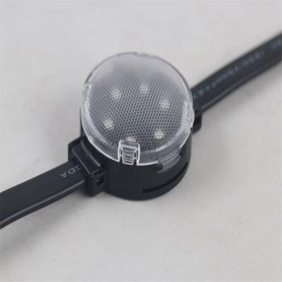 China Miracle Bean IP67 1W SMD3535 DC12V RGB 40mm LED Point Light Outdoor Waterproof for sale
